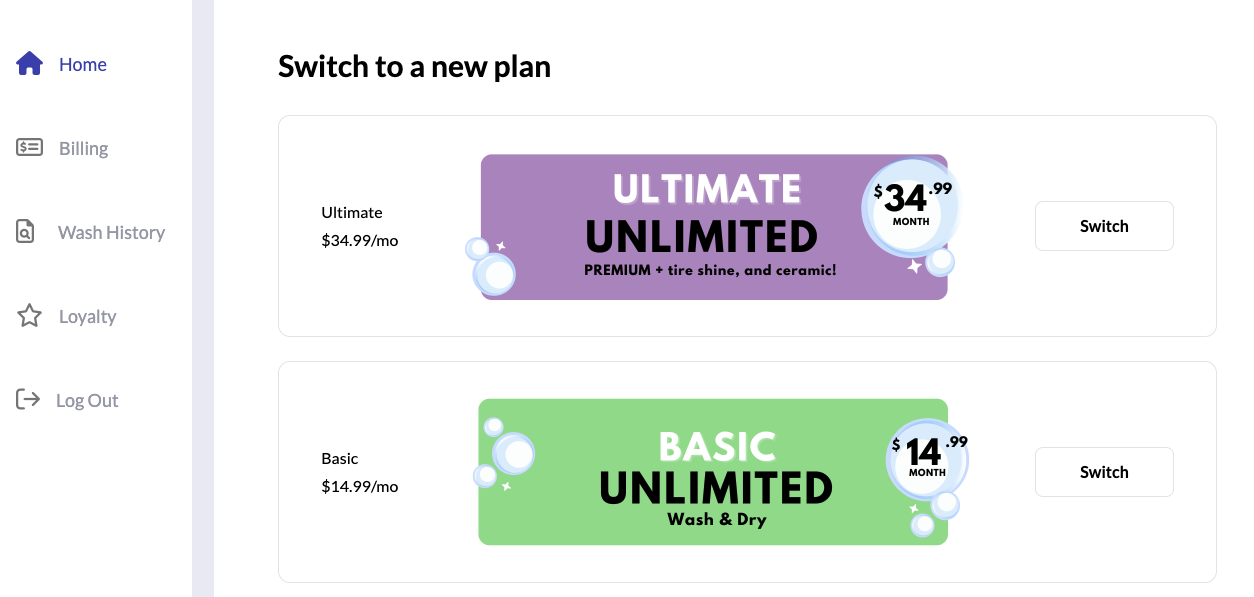 How to Set Up Switch Plans – Rinsed